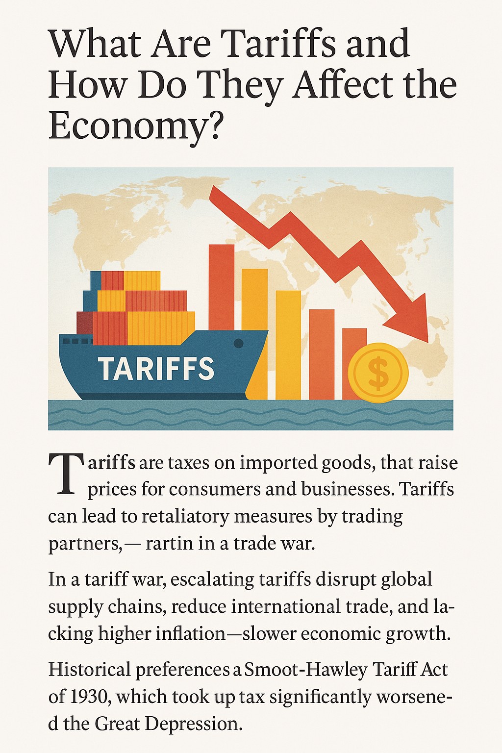 What Are Tariffs and How Do They Affect the Economy? - Recession Finance Guide